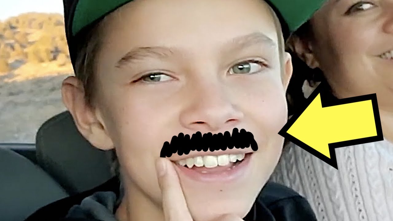 TEEN GROWS FIRST MUSTACHE! - YouTube