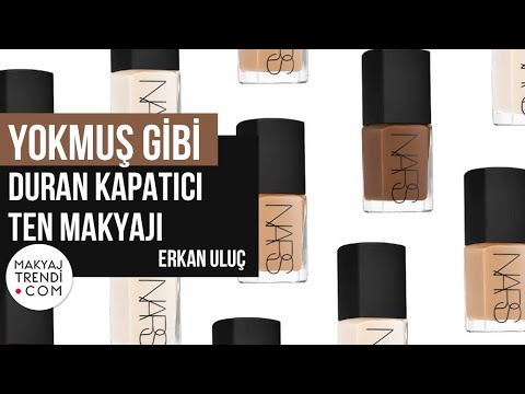 ERKAN ULUÇ İLE YOKMUŞ GİBİ DURAN KAPATICI TEN MAKYAJI  #nars #makyaj