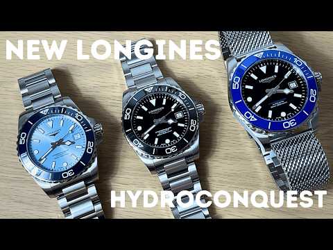 Hands-On The New 2026 Longines HydroConquest Dive Watches