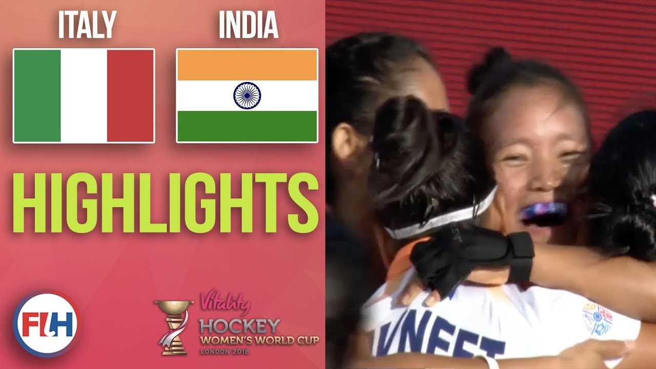 Italy v India | 2018 Women's World Cup | HIGHLIGHTS - YouTube