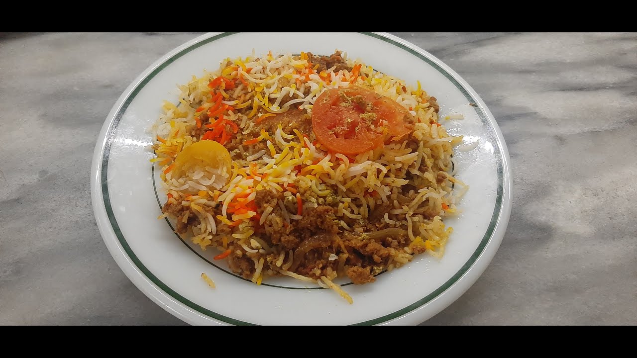 Qeema biryani recipe | mazedar beef keema biryani | keema biryani ...