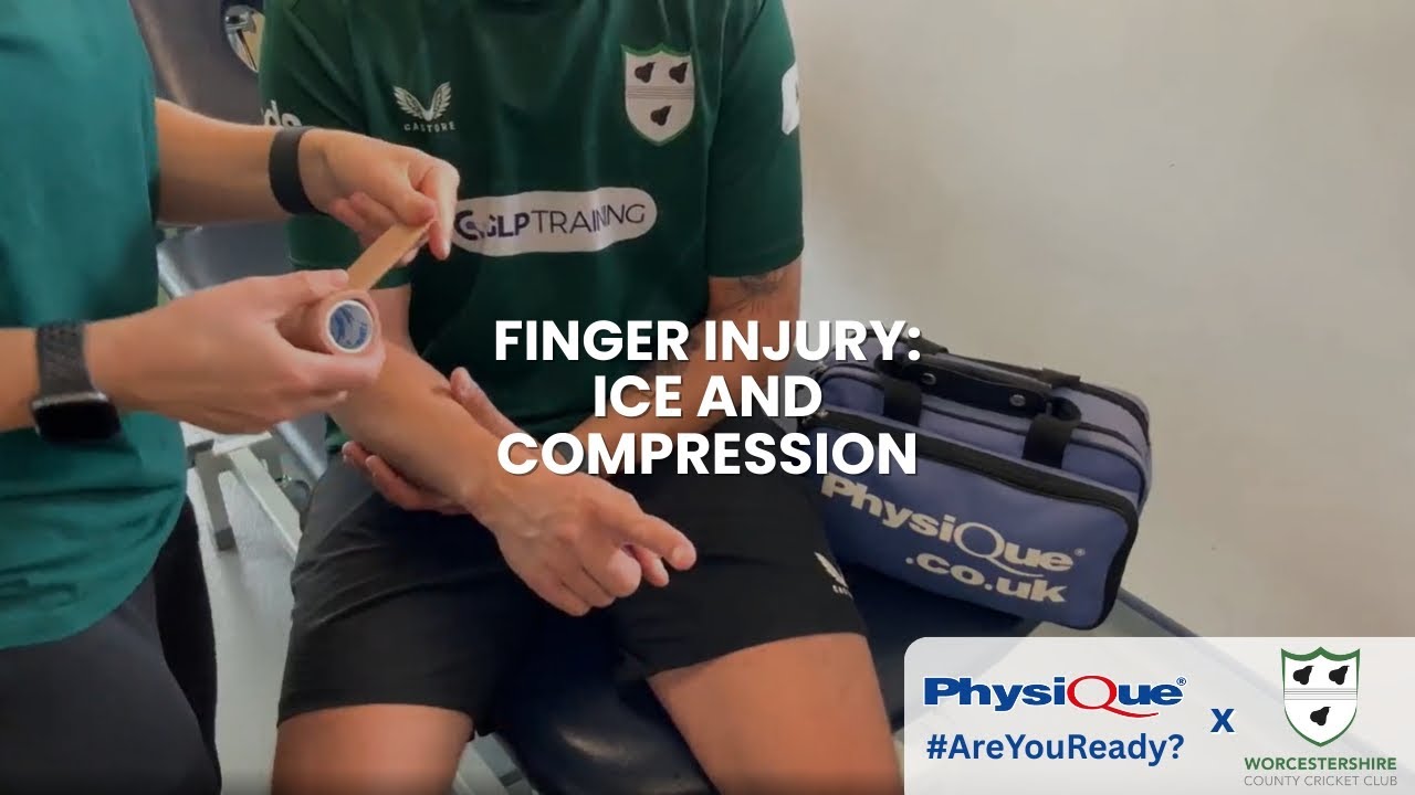 Ice and Compression for Finger Injuries with Worcestershire Cricket ...