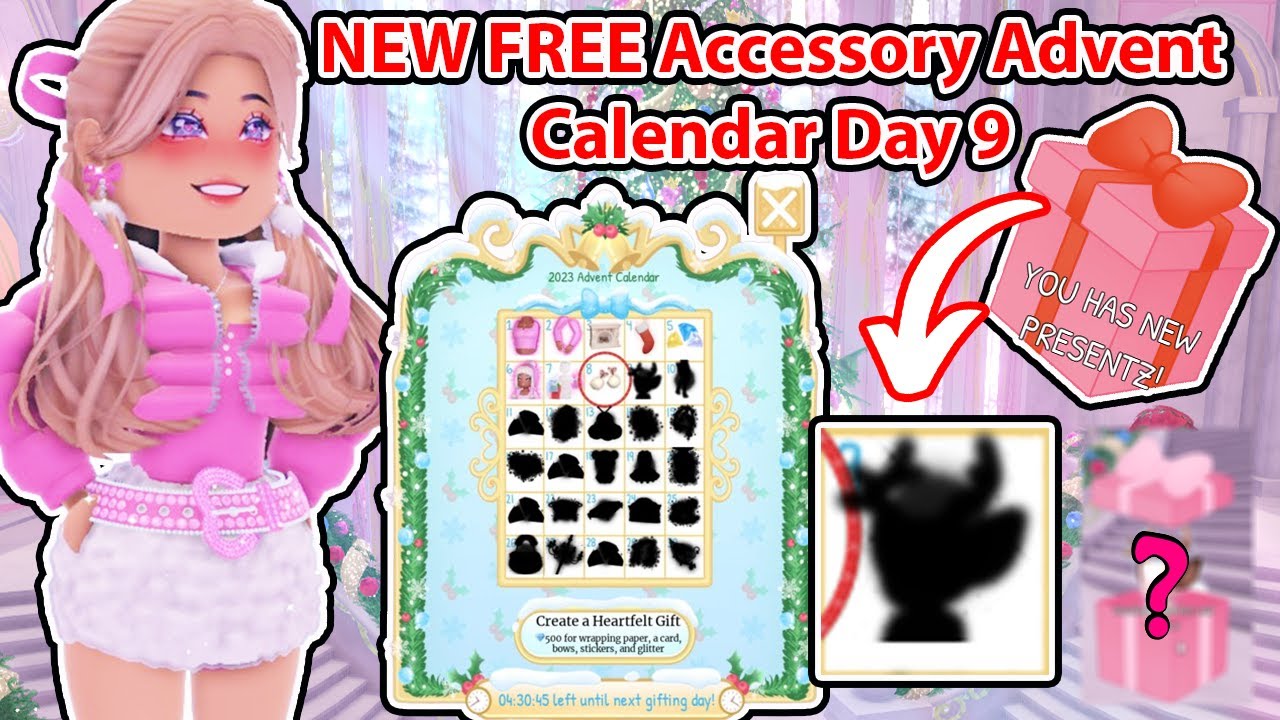 NEW FREE Accessory Advent Calendar Day 9 Royale High Update - YouTube