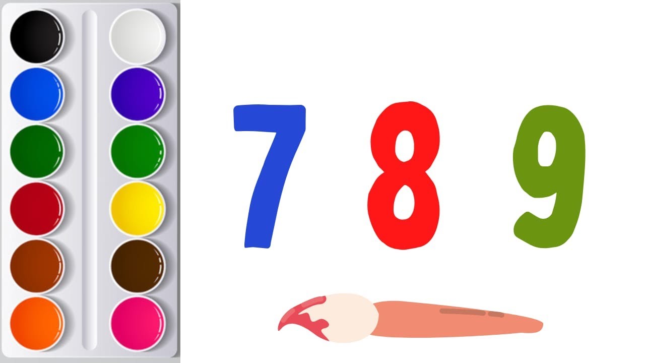 Counting numbers| kids tracing numbers 1 to 3 | 123 learning for kids ...