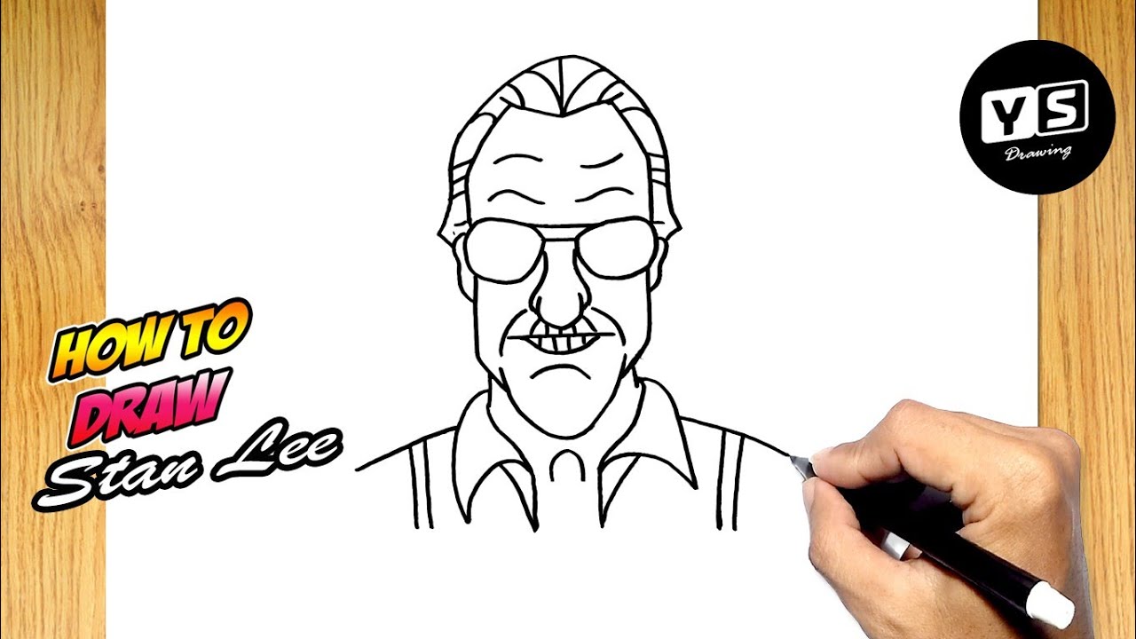 How to draw Stan Lee - YouTube
