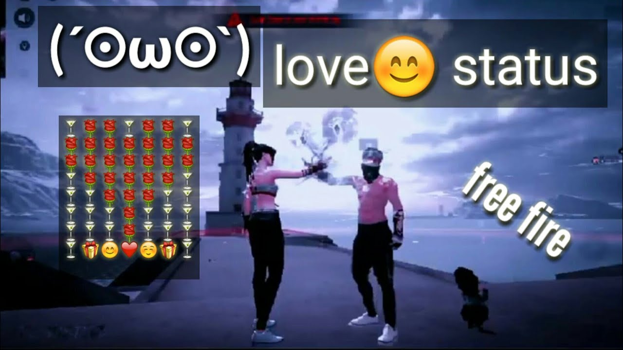 free fire love status ff love status || free fire status love || ff ...