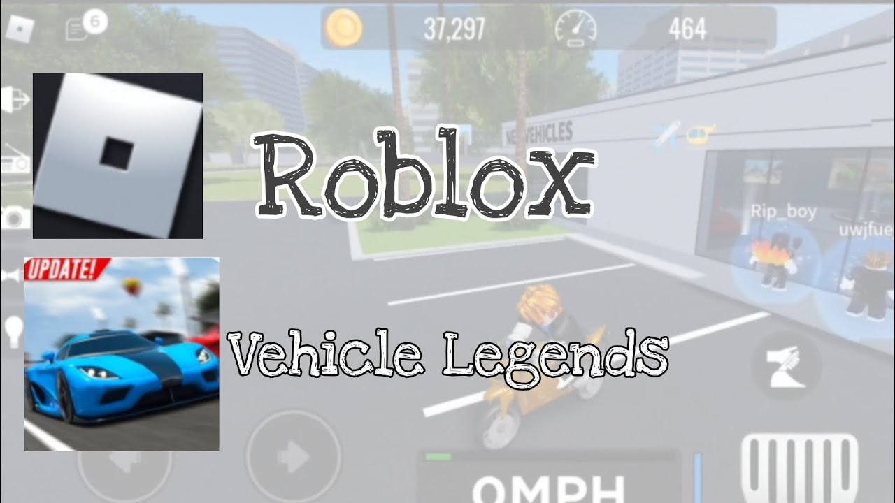 Vehicle Legends | Roblox - YouTube