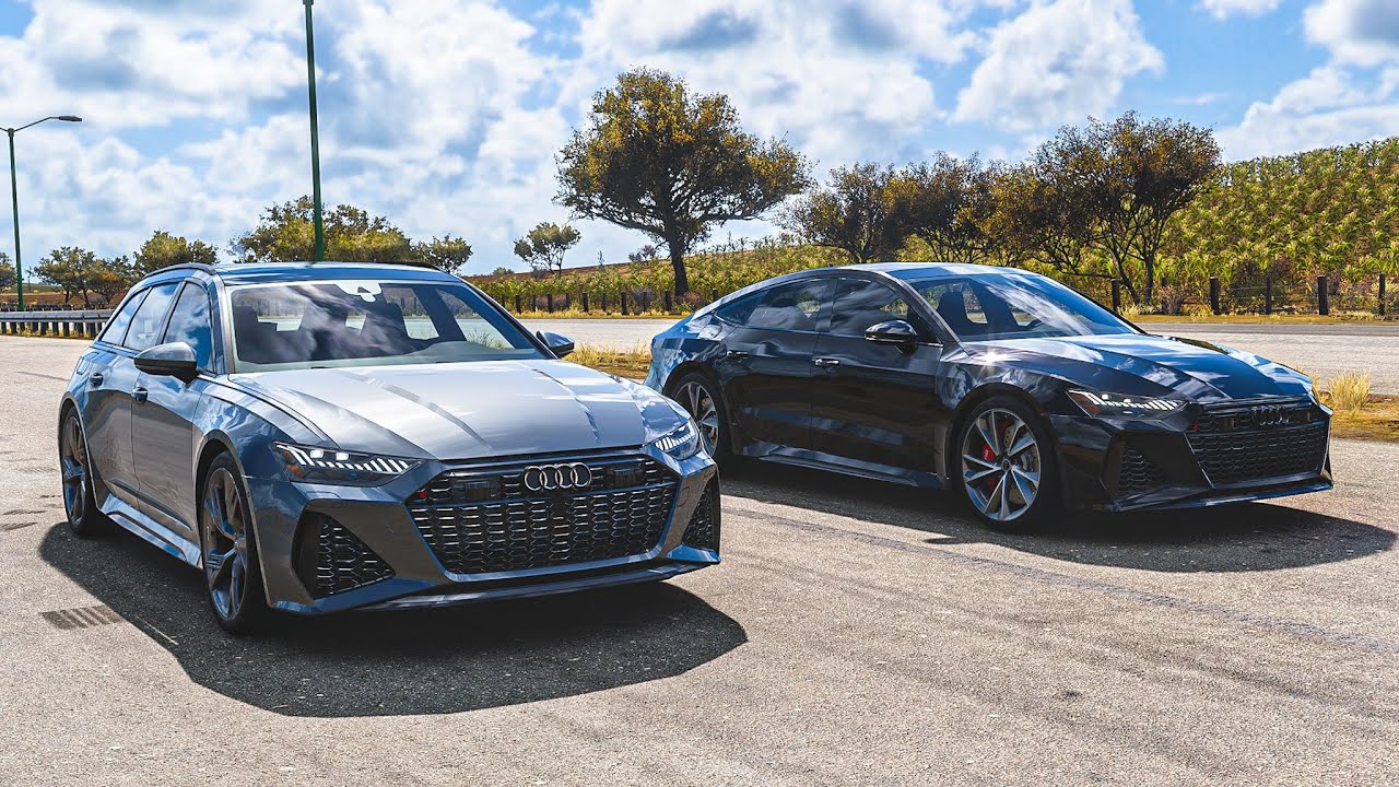 Audi RS6 Avant (2021) vs Audi RS7 Sportback (2021) | Forza Horizon 5 ...