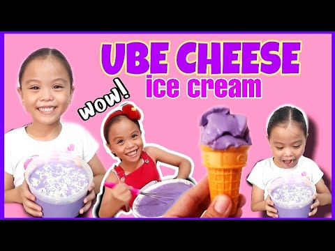 INSTANT UBE CHEESE ICE CREAM | UBE KESO ICE CREAM | HOW TO MAKE UBE ...