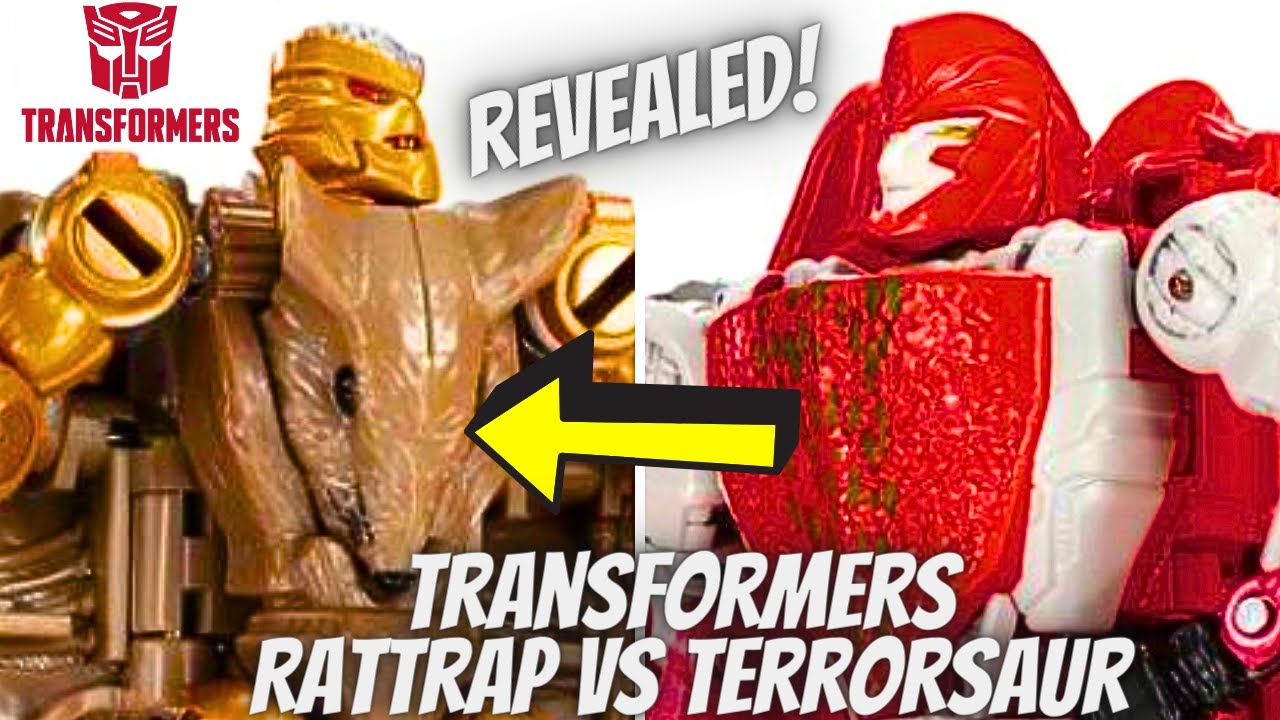 Transformers Rattrap vs Terrorsaur Figures Revealed!! - YouTube