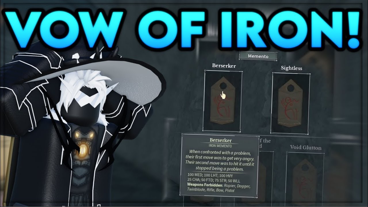 Vow of Iron Builds Revealed! | Deepwoken | - YouTube