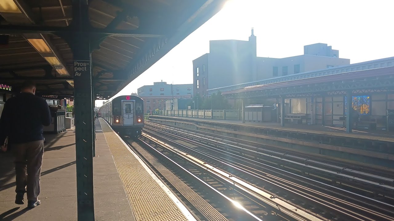 R142 Action at Prospect Ave - YouTube