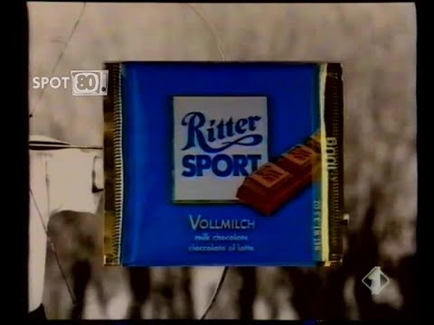 ALFRED RITTER GMBH & CO. RITTER SPORT CIOCCOLATO (1989) Spot Anni 80 ...