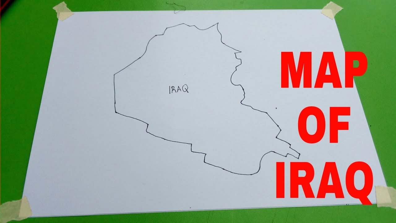 How to draw Iraq - YouTube