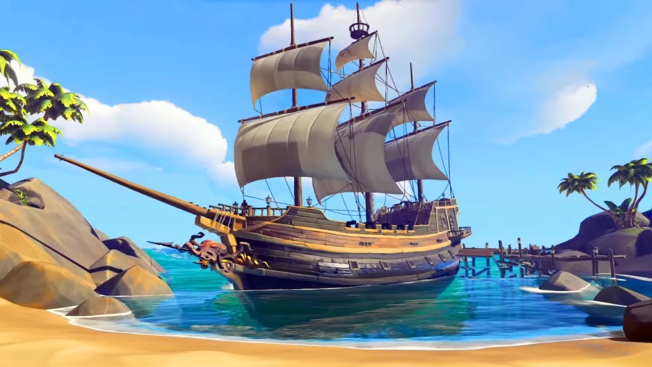SEA OF THIEVES 4K Gameplay Trailer/Update (The Brig, The Small Ship and ...