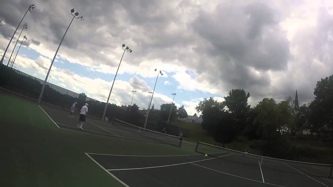 Tennis wearing a GOPRO Hero3+ Camera - YouTube