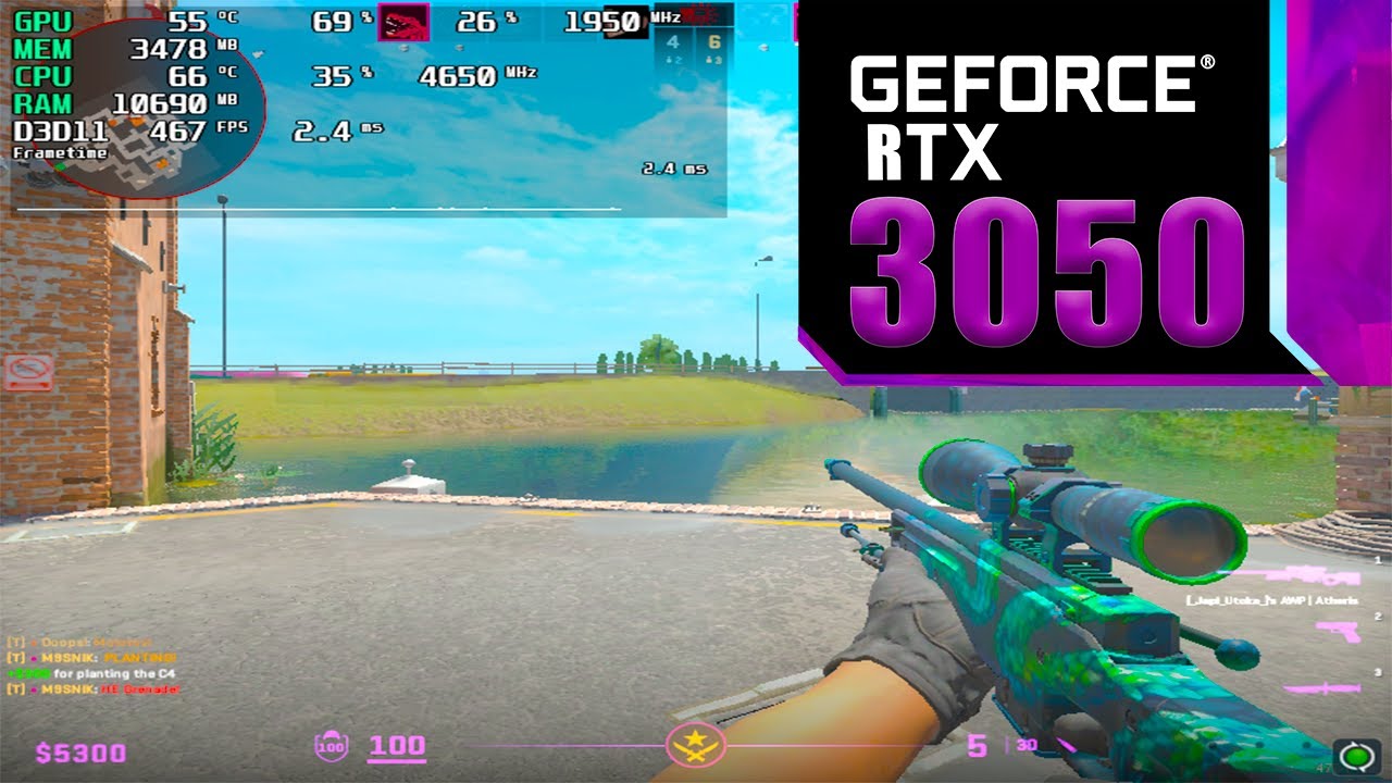 Counter-Strike 2: Mills : ON RTX 3050 + Ryzen 5 5600X | 800x600 - YouTube