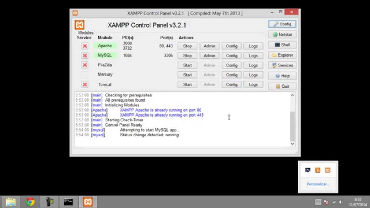 Instalación y configuración de XAMPP. - YouTube