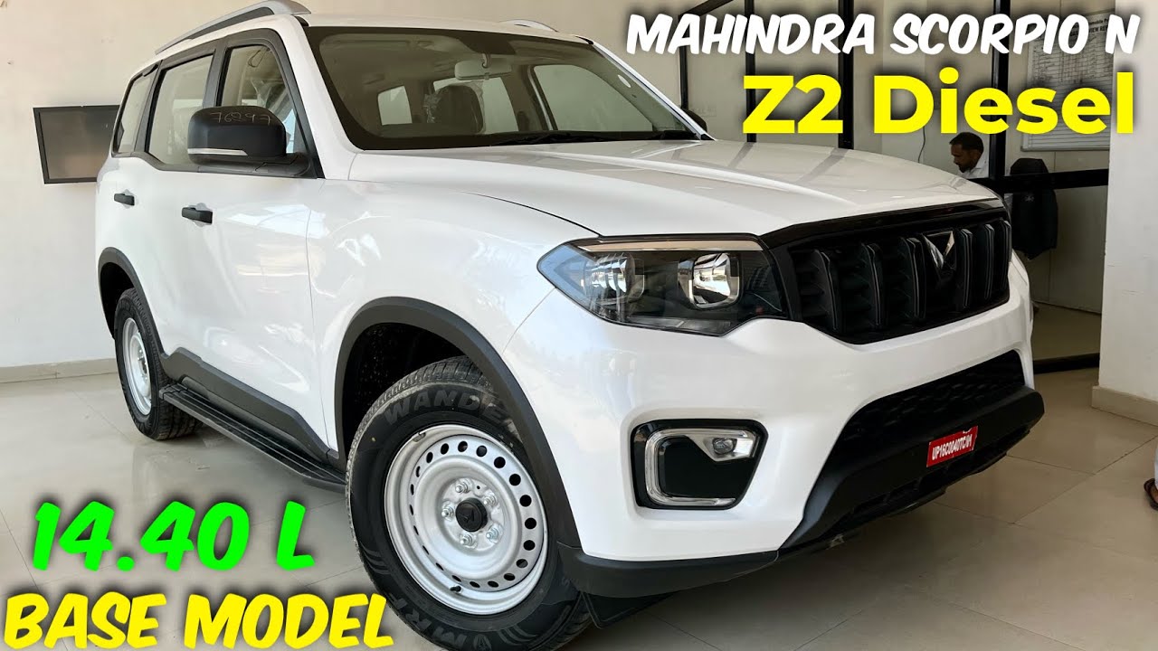 Mahindra Scorpio N Z2 Diesel. New Scorpio N diesel. Base model Scorpio ...