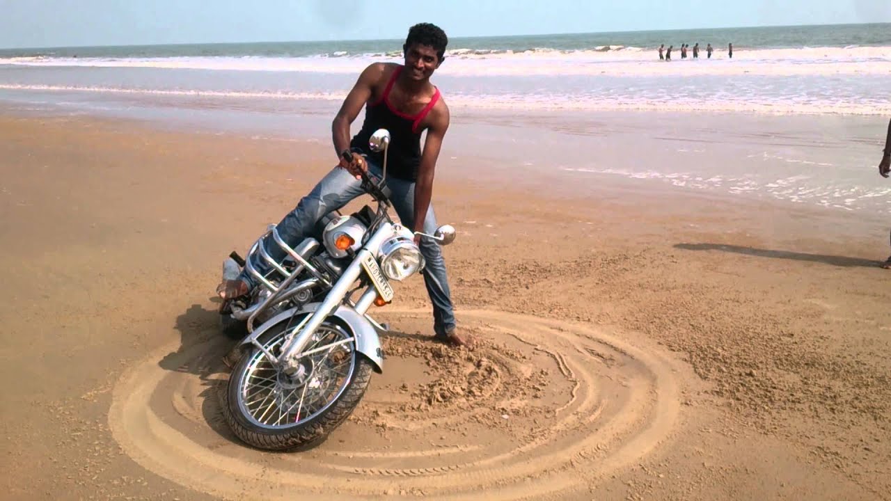 Zero cut on bullet bike - YouTube