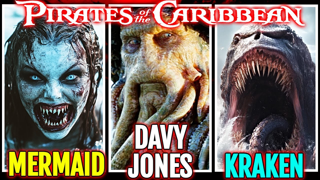 8 Most Terrifying Creatures & Monsters From Pirates Of Caribbean Lore ...