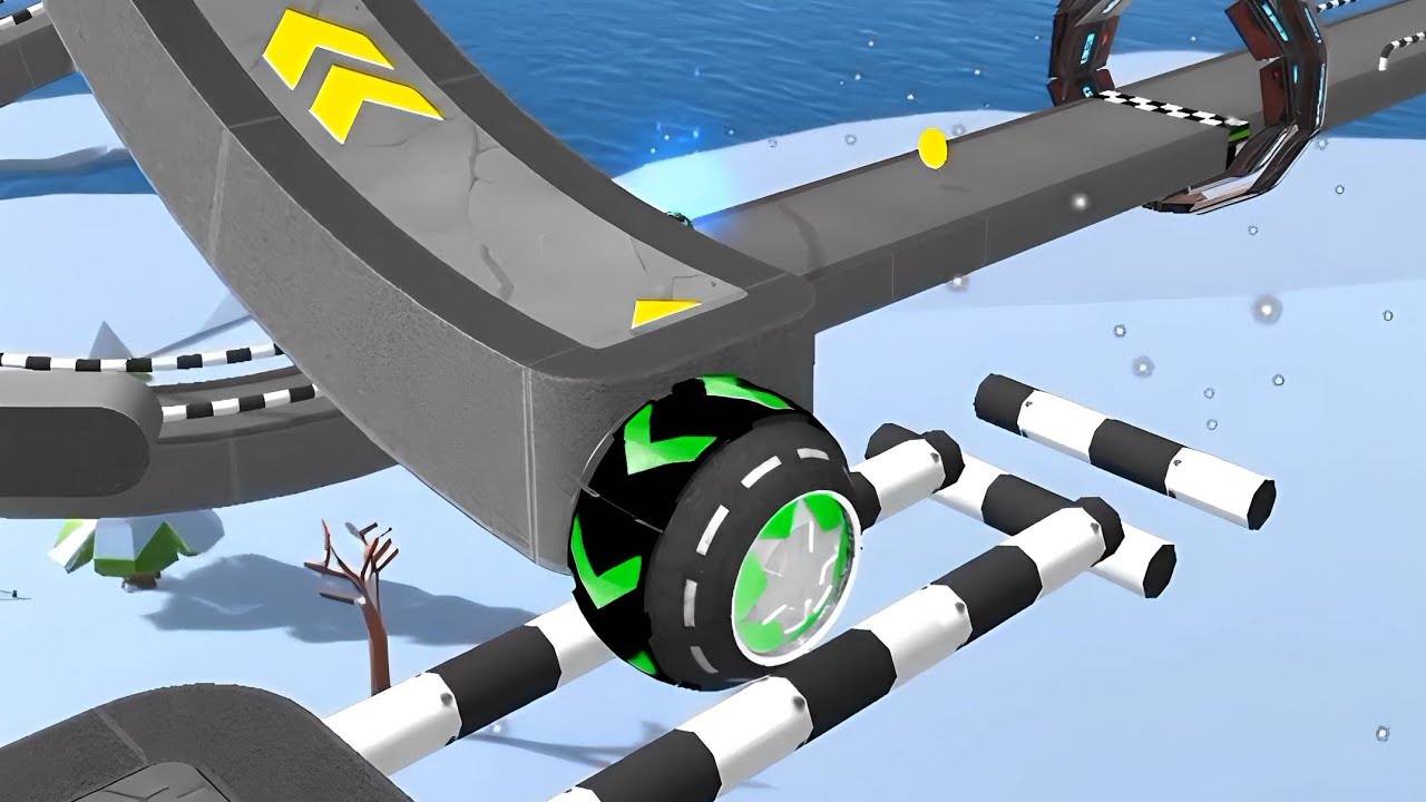 Rolling Balls Sky Escape Gameplay Speedrun All Levels 222 - YouTube