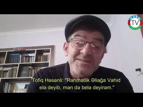 12.01.23: Tofiq Həsənli: \