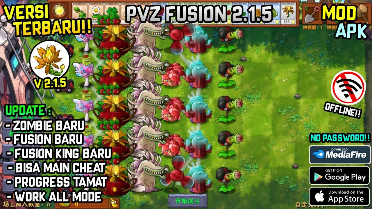 RILIS! Download PVZ Fusion Android Terbaru Versi 2.1.5 - BANYAK KING ...