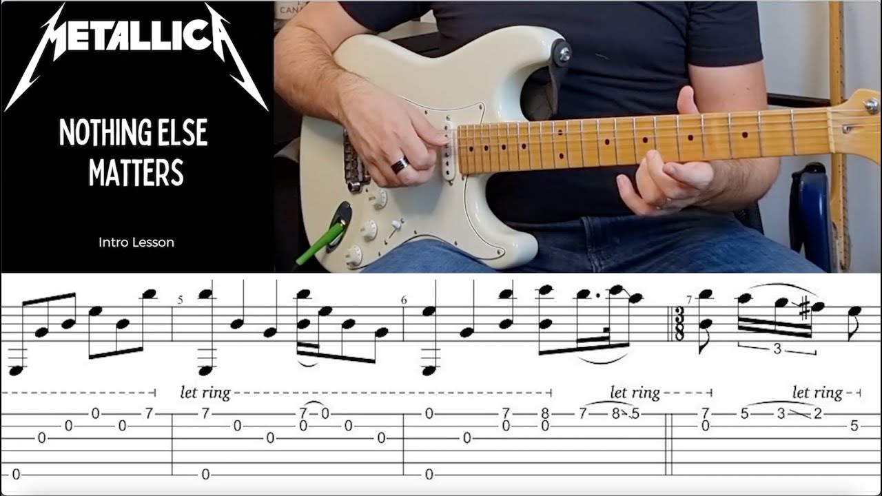 Nothing Else Matters Intro - The Ultimate Guitar Lesson (Tabs ...
