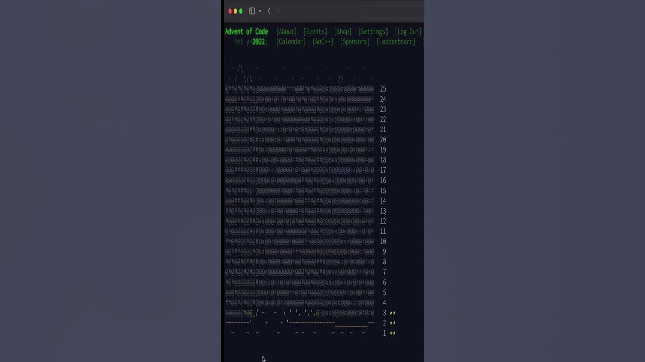Golang | Advent Of Code 2022 Puzzle Reveal 2021 #adventofcode - YouTube