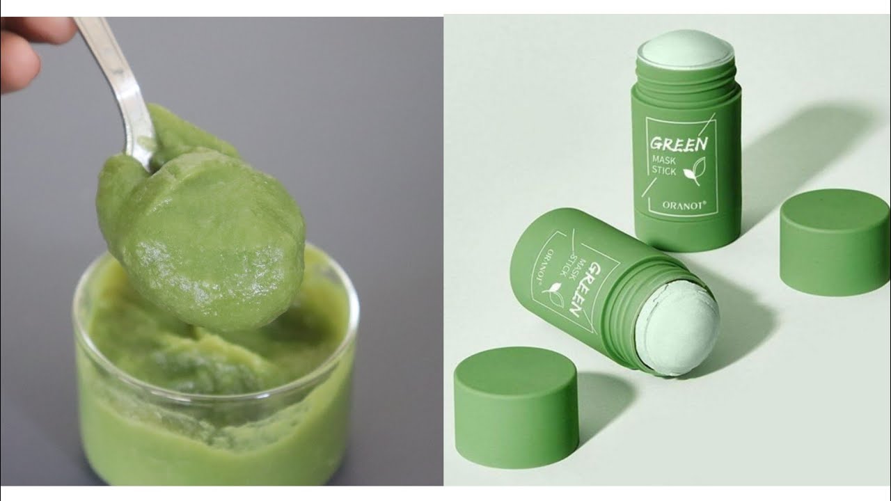 DIY Green Mask ||Removes Freckles and pigmentations || Homemade Green ...