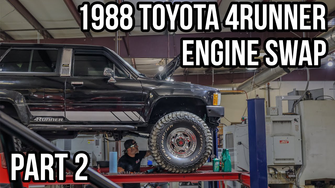 LCE Street Stroker engine swap Part 2 Removing the 22re - YouTube