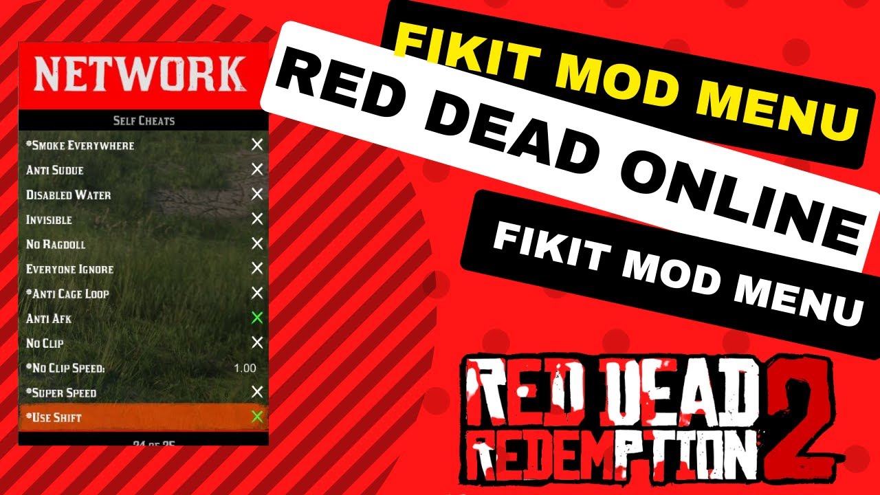 Red Dead Online Mod Menu (FIKIT) - YouTube