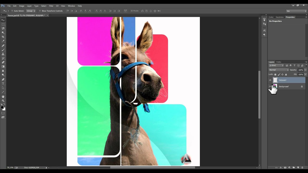 Photoshop guide forstå og brug smart layers - Danish - YouTube