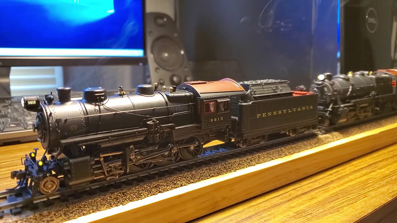 Double Headed PRR Broadway Limited Paragon 3 Steam - YouTube