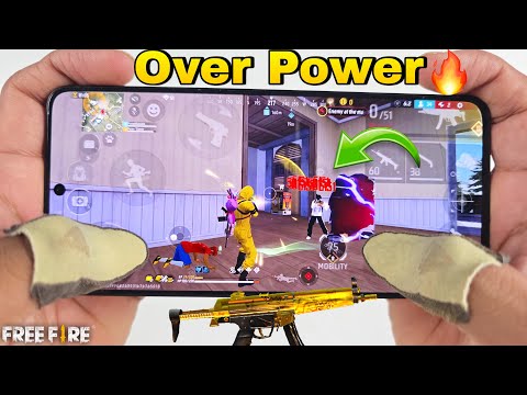 poco x6 pro gaming phone free fire gameplay duo vs squad full map with 3 finger handcam