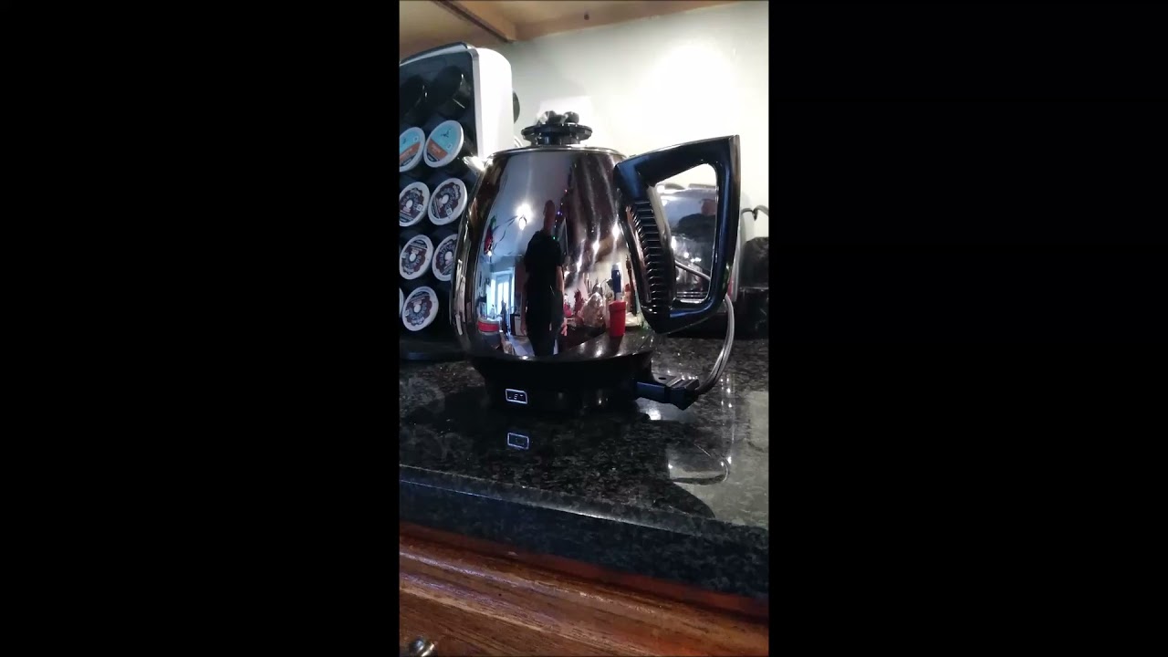 Vintage 1950's Jet o matic Coffee Maker Brewing - YouTube