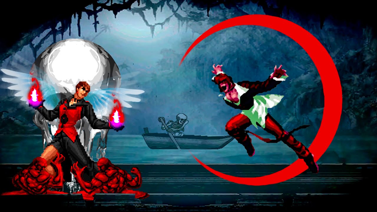 [KOF Mugen] Vice vs Orochi Iori Team - YouTube