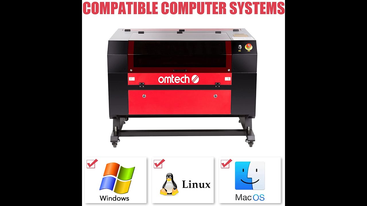 DIY OMTech 60W CO2 Laser Engraver and Cutter REVIEW - YouTube