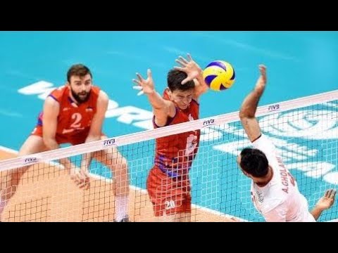 Top 15 Best Volleyball Blocks 1v1 in WL 2017 | Final Six #HD - YouTube