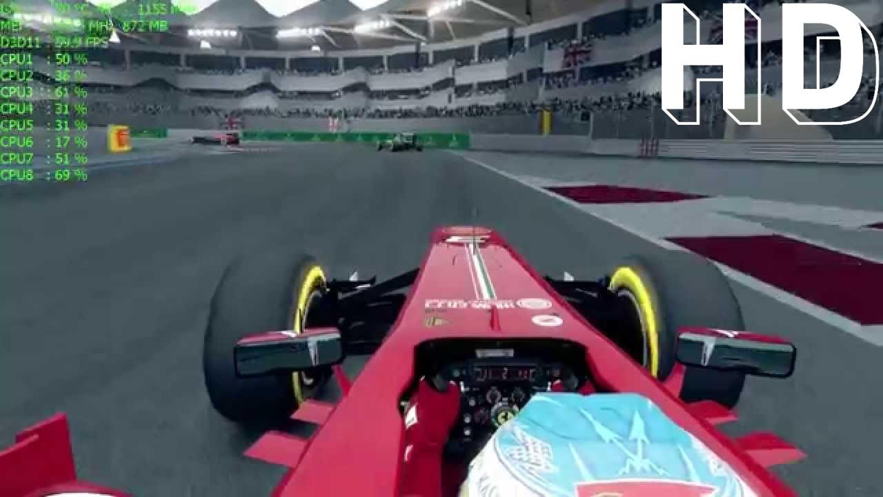 F1 2013 ULTRA GRAPHICS MOD AMD FX8320 & R9 280 - YouTube