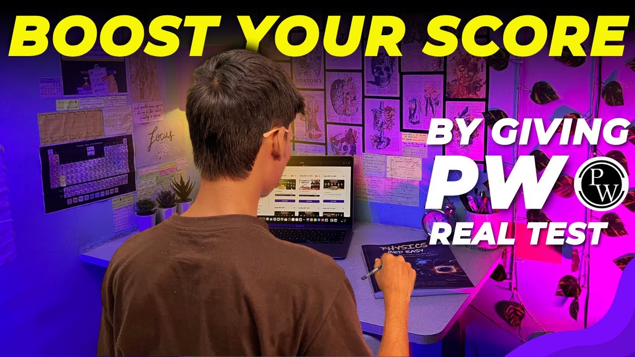 TRYING TO INCREASE MY MARKS BY GIVING 'PW REAL TEST' ⚡️ - YouTube