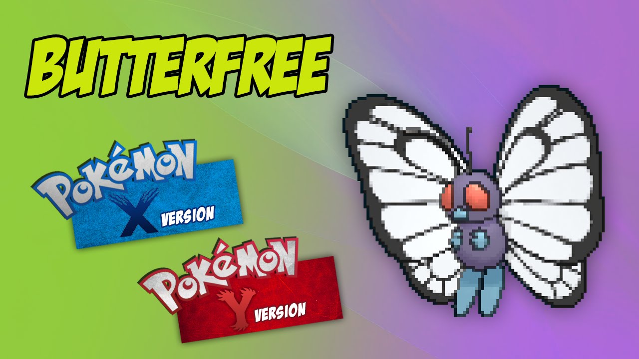 Pokemon Pixel Art - Butterfree (PKMN X/Y) - YouTube