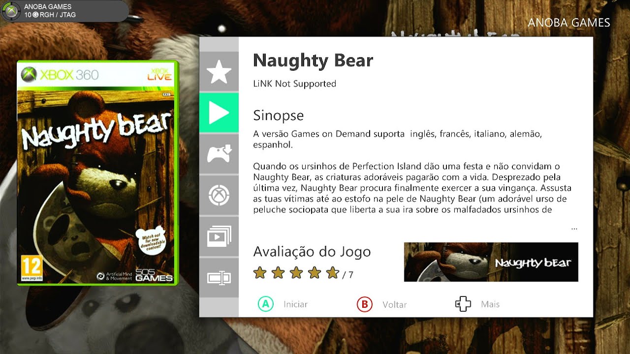 Naughty Bear (Xbox 360) - YouTube