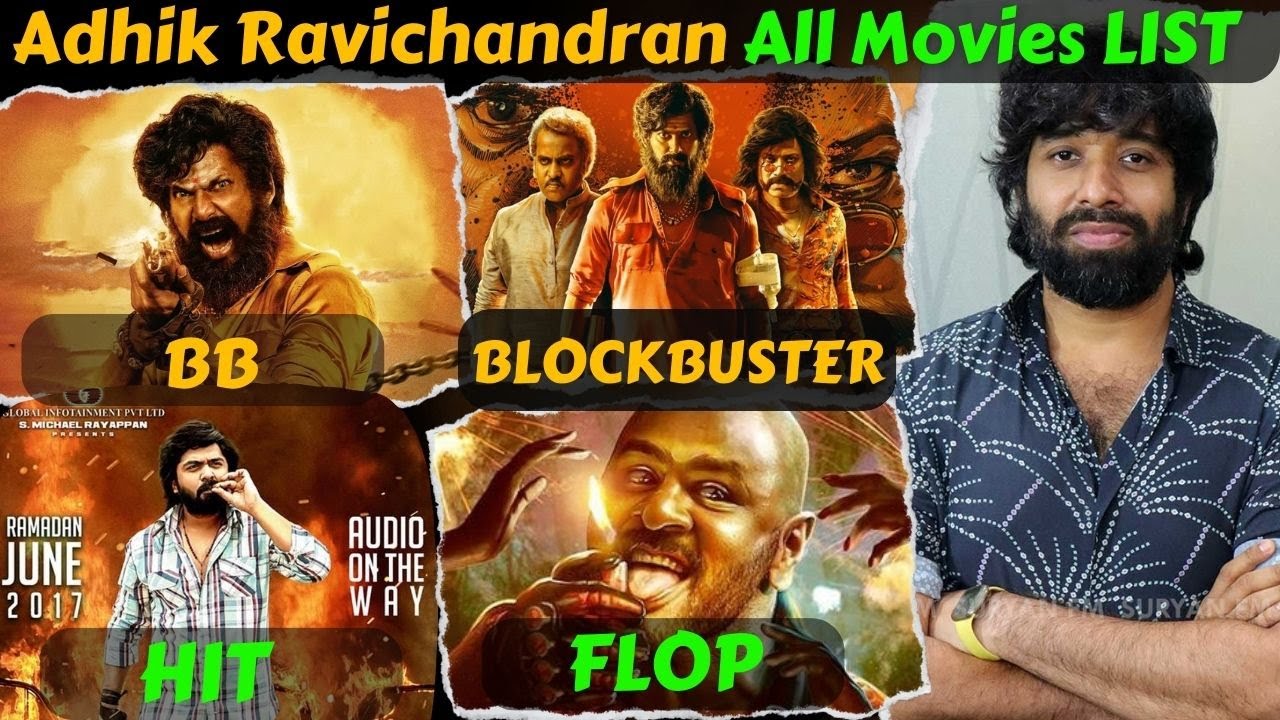 Mark Antony Director Adhik Ravichandran Hit And Flop All Movies List ...