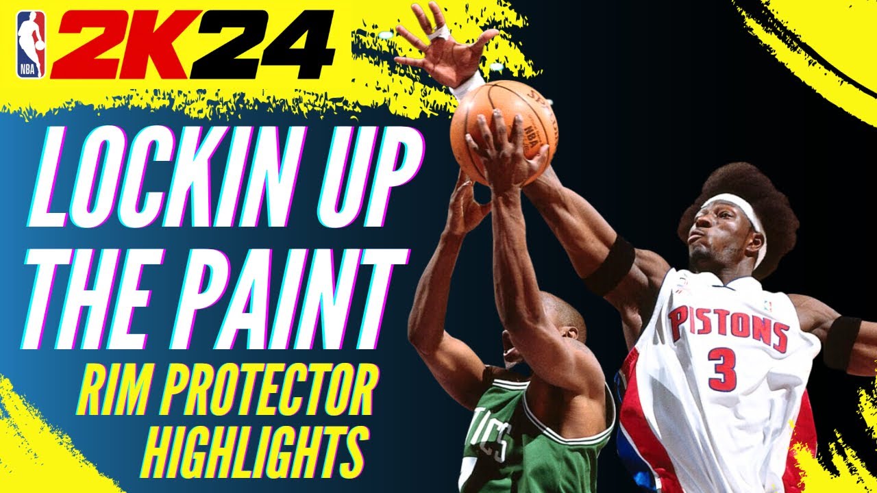 NBA 2k24 - Lockin Up the Paint - Rim Protector Highlights - YouTube