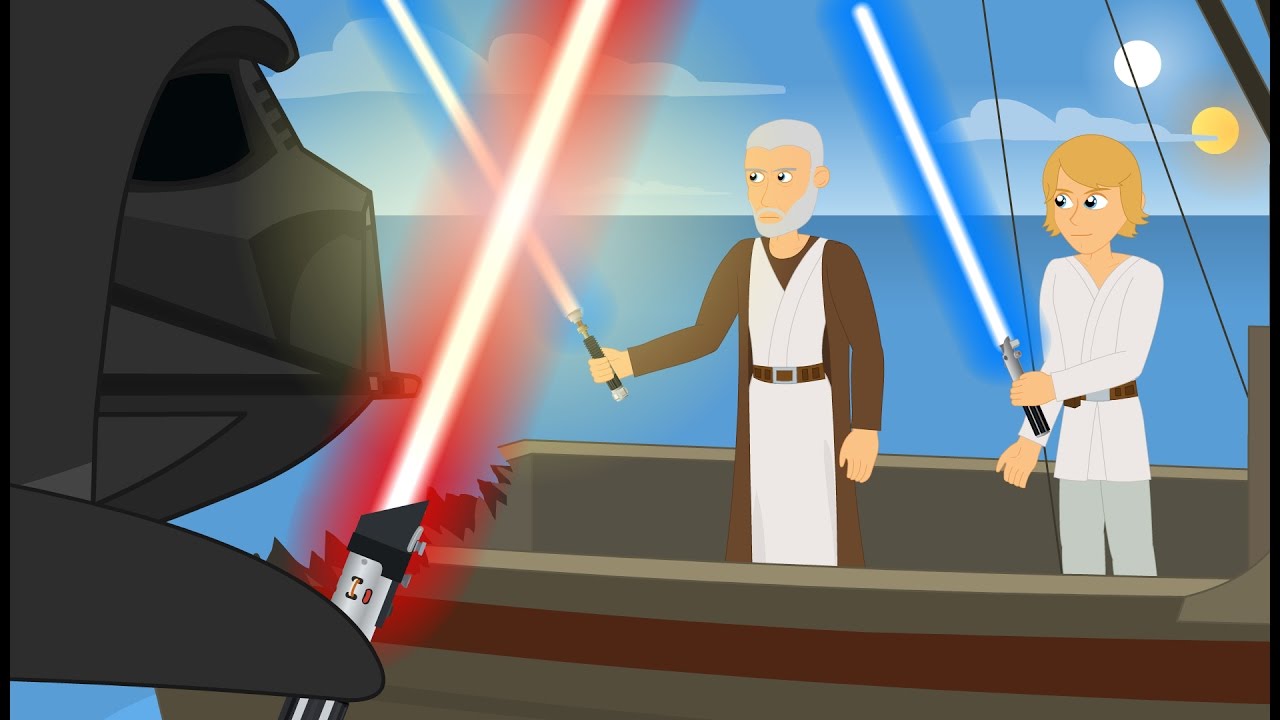 Jaws Re-enacted by Star Wars - YouTube
