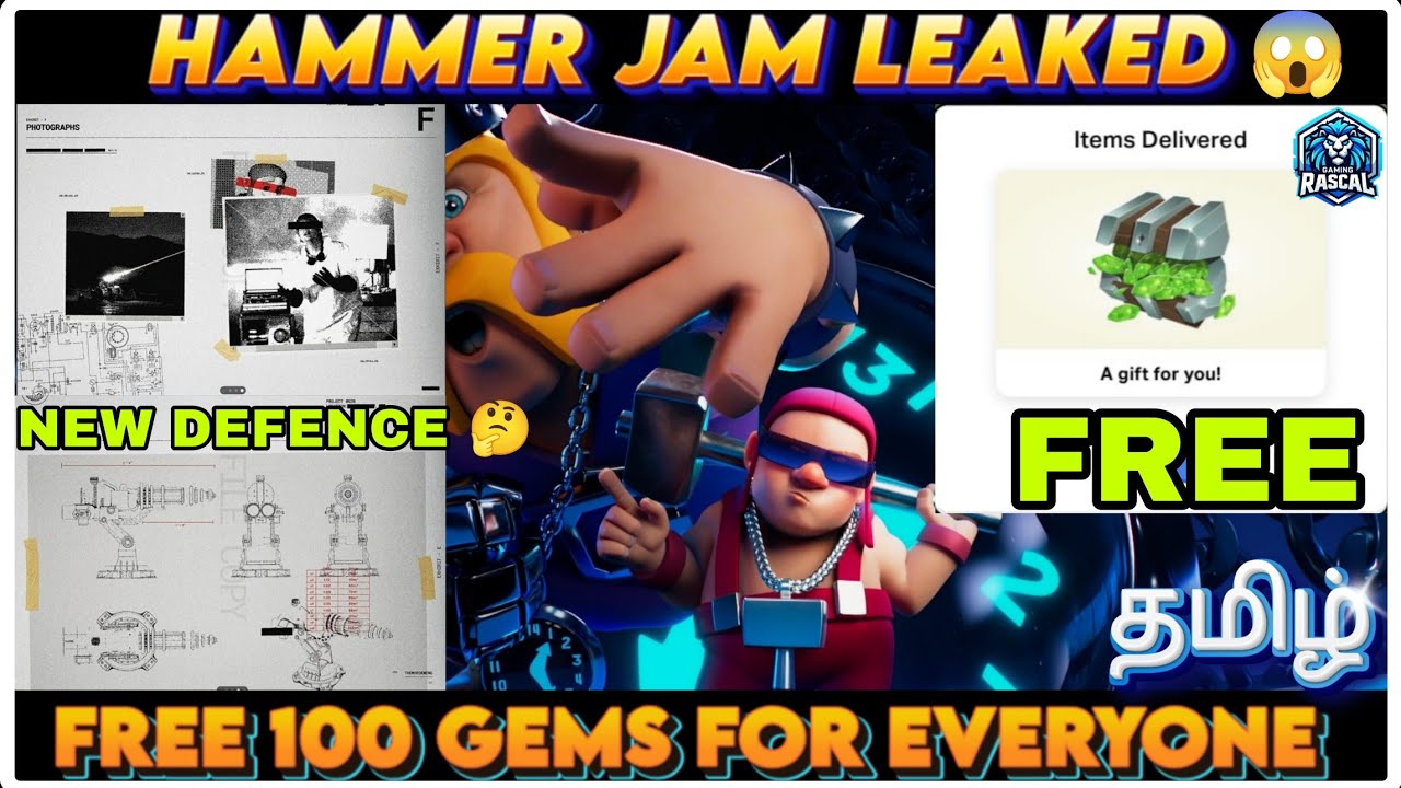 Hammer Jam Leaked on Reddit 😱 + Free 100 Gems for Everyone 😍 - YouTube
