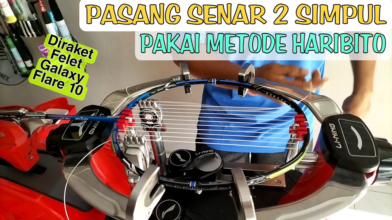 Pasang Senar Felet Ultra Sonic 63, Raket Felet Galaxy Flare 10 Metode ...