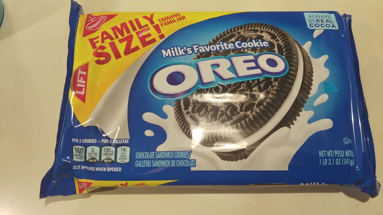 Oreo Cookies Package Sizes